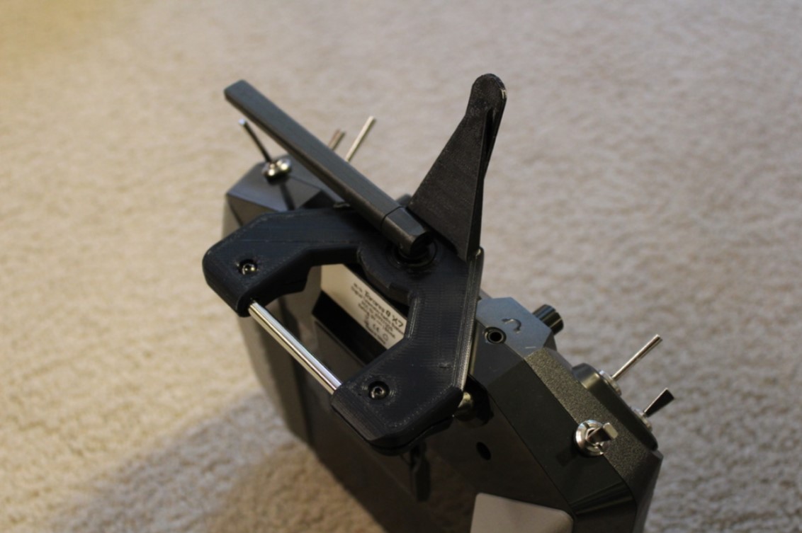 FPV Monitor Mount for Taranis Q X7 by Spock | Download free STL model ...