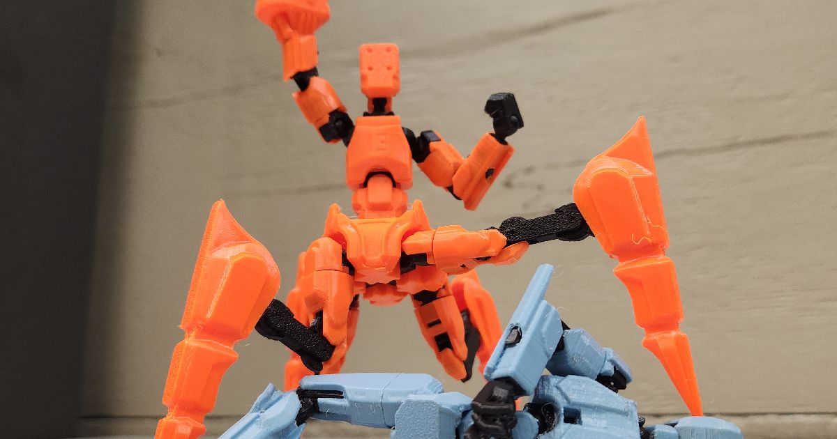 Dummy 13 Spider Walker / Mech Legs by Cap'n Corny | Download free STL ...