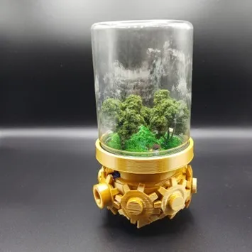 Steampunk Display Case by DigiKey | Download free STL model ...