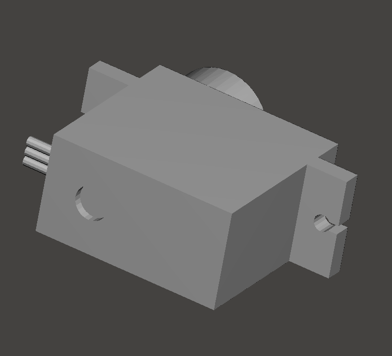 LEGO mount Servos small Fitec and Emax by NR | Download free STL model ...