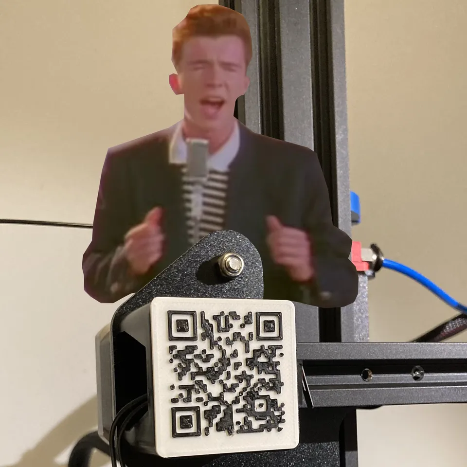 Rick Roll QR code by Goldfinch | Download free STL model | Printables.com