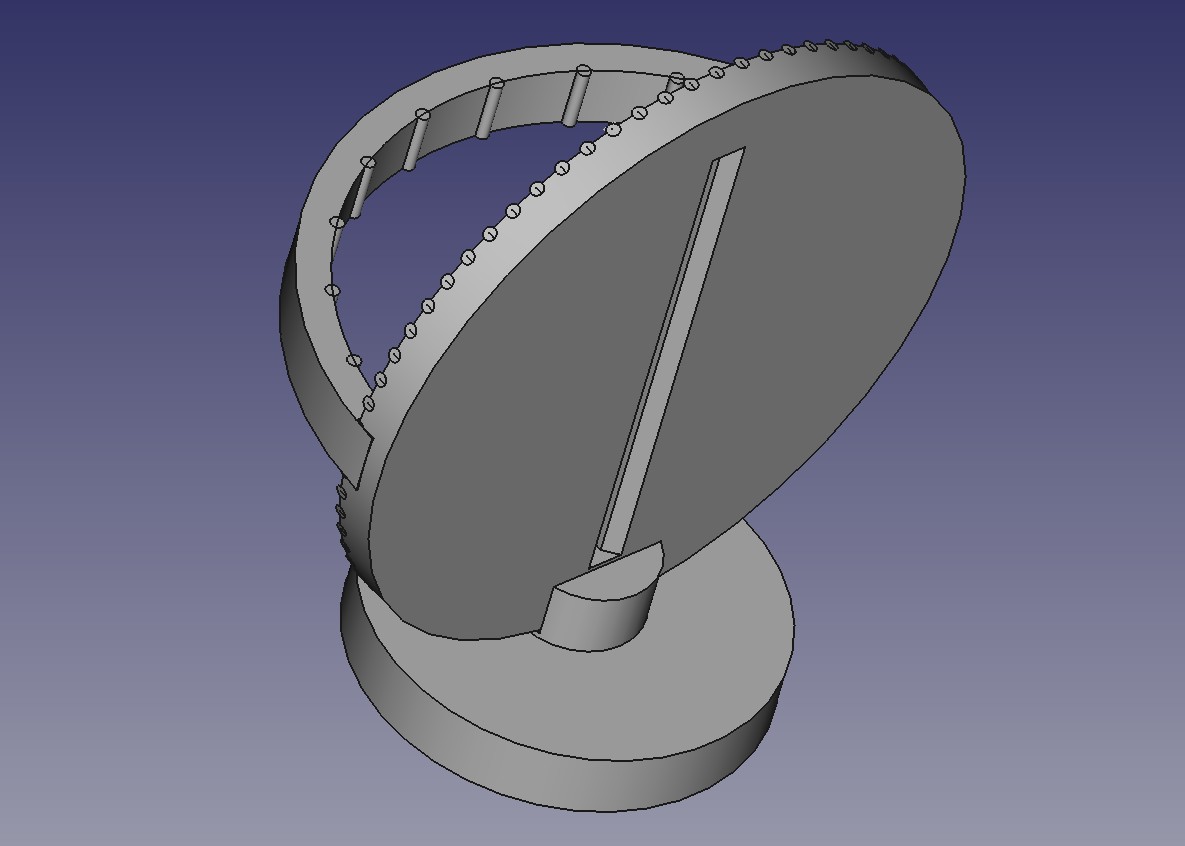 50mm Equinoctial Sundial by flyCouch | Download free STL model ...