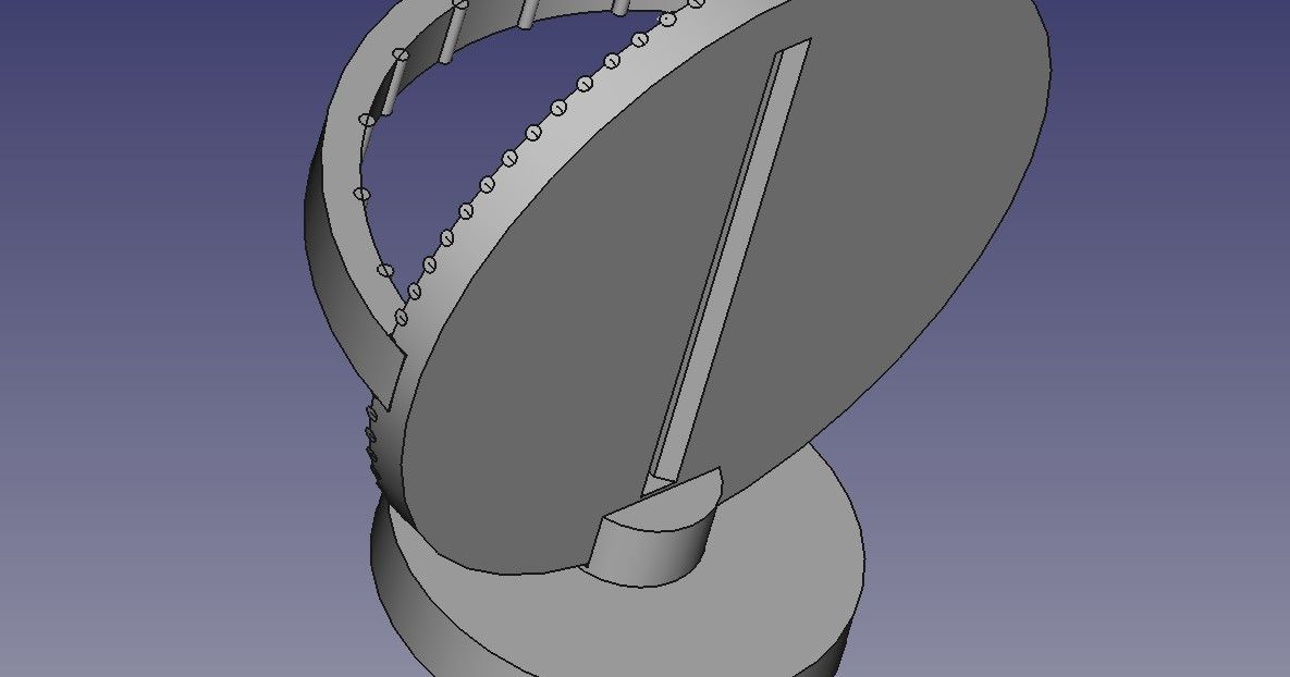 50mm Equinoctial Sundial by flyCouch | Download free STL model ...