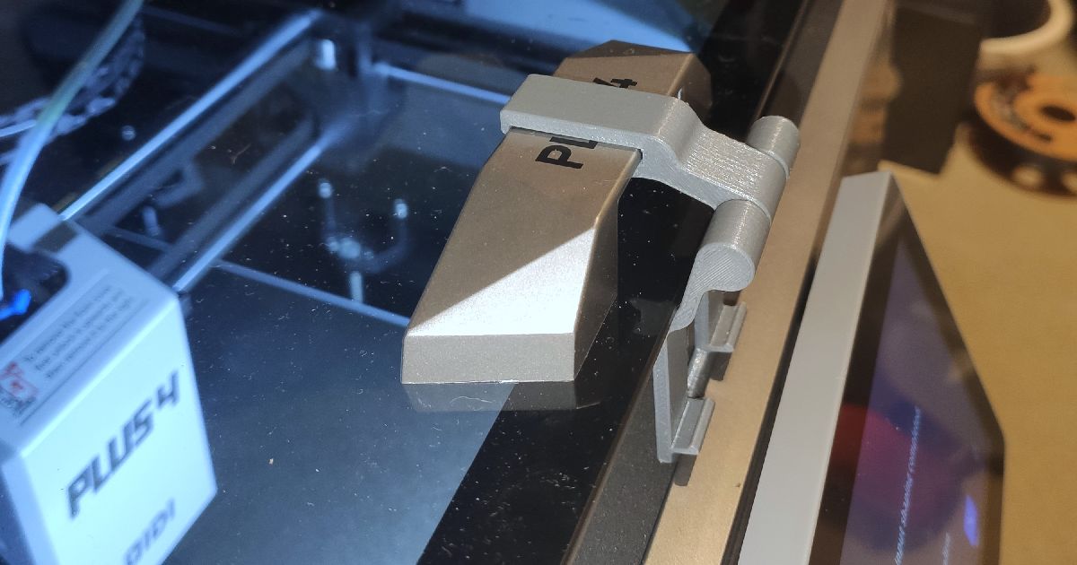 Qidi plus 4 - Top glass support von Karol T | Kostenloses STL-Modell ...