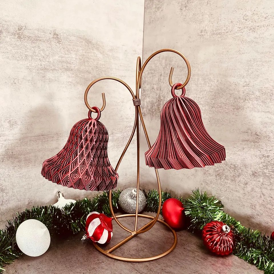 Christmas Bell Ornaments by ChrisTheViolaNerd | Download free STL model ...