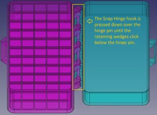 6mm GT, Double Snap Latch, Snap Hinge Modular Ammo Box by brass_ring ...