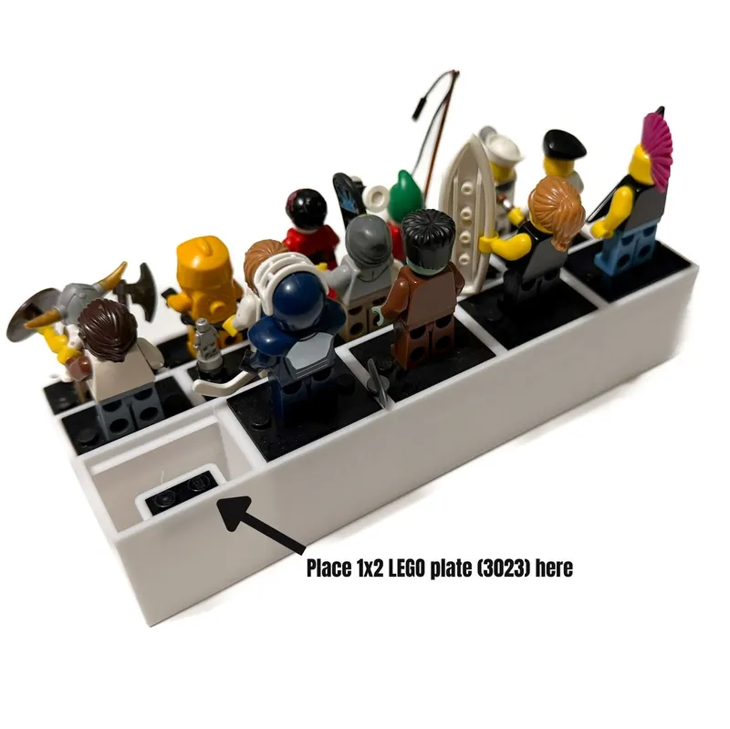 Display Stand for CMF Minifigures - Fusion360 Parametrical Included par ...
