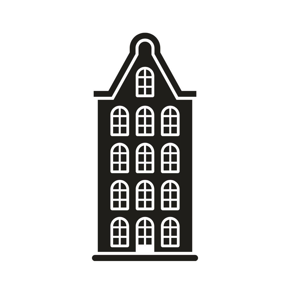 Netherlands house row cookie cutter by Michaelahet | Download free STL ...