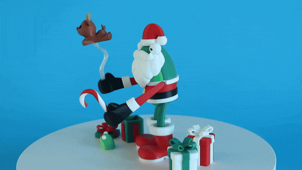 Santa Frog by flyfrog | Printables Store