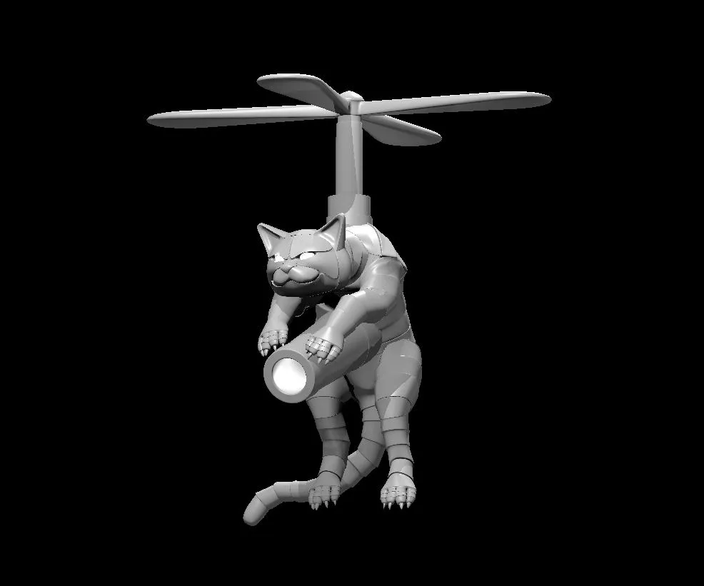 Heli-kitty by MZ4250 | Download free STL model | Printables.com