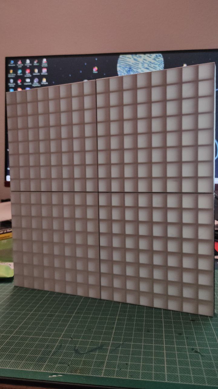 LED diffuser grid for ws2812b strips display by joanvdp | Download free ...