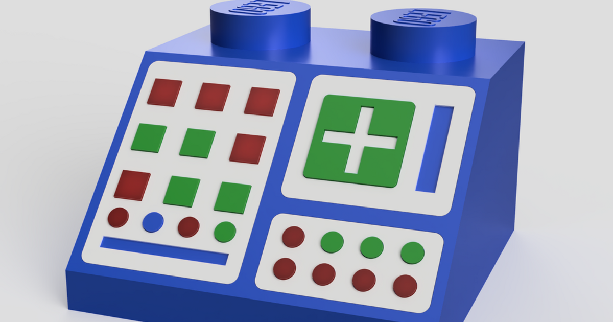 Lego Computer Brick by Bas | Download free STL model | Printables.com Lego Computer Brick by Bas | Download free STL model | Printables.com