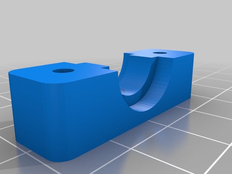 Tronxy X3 (single/dual) E3D V6 Bolt on mount by Francisco | Download ...