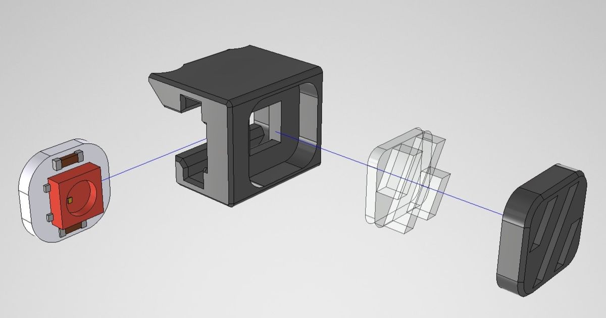 Dragonburner Voron Status LED w/ NO LIGHT BLEED by justin thursday ...