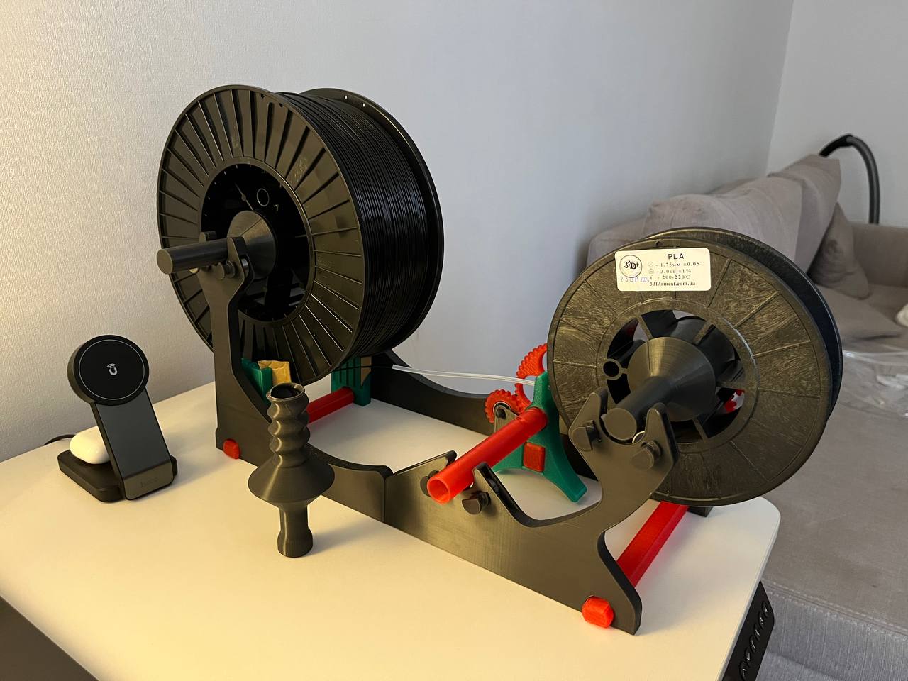 Pastamatic Larger Spool Cradle v2 by Dmytro Sichkar | Download free STL ...