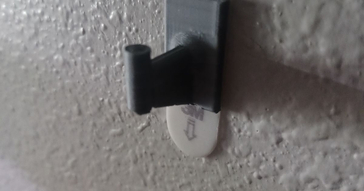 Command Strip Hook by ThePiedPiper | Download free STL model ...