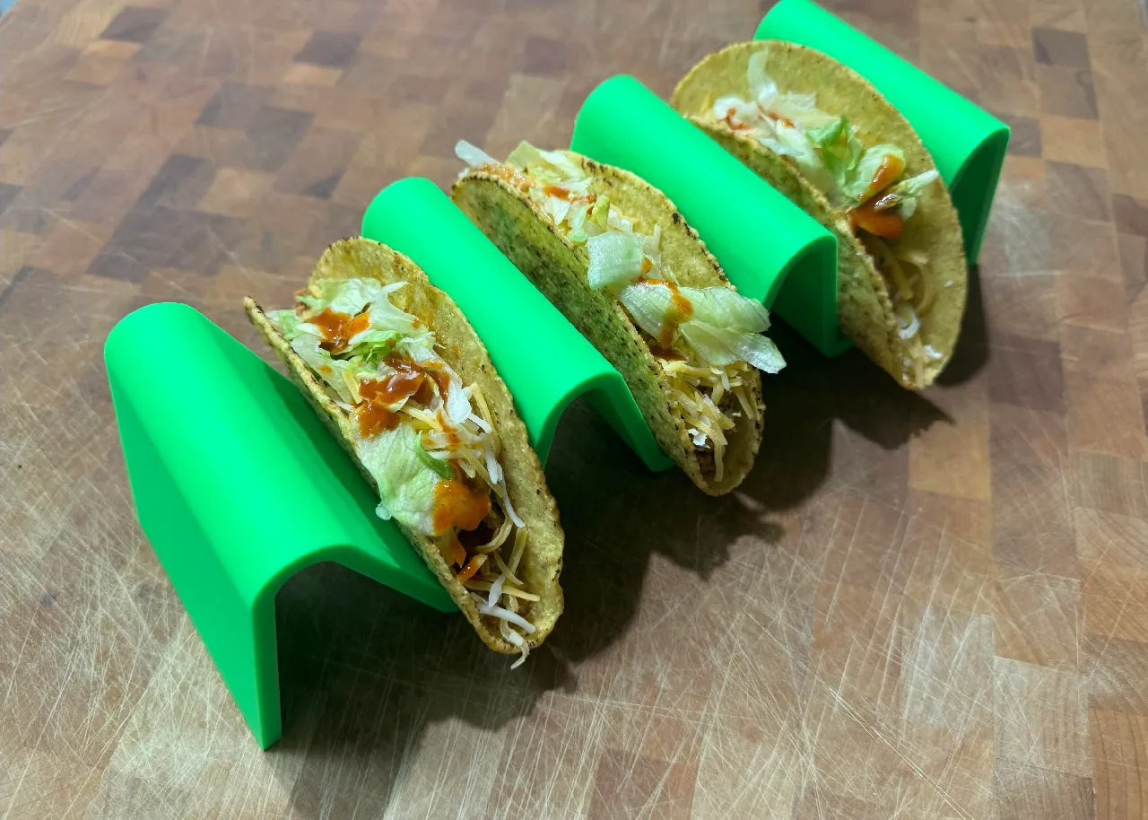 Taco Shell Holder by sensitivewoo | Download free STL model ...