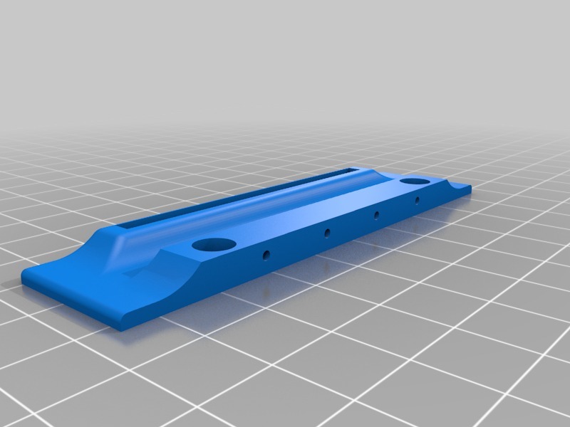 Ukulele tie bar / bridge and saddle by Bas | Download free STL model ...