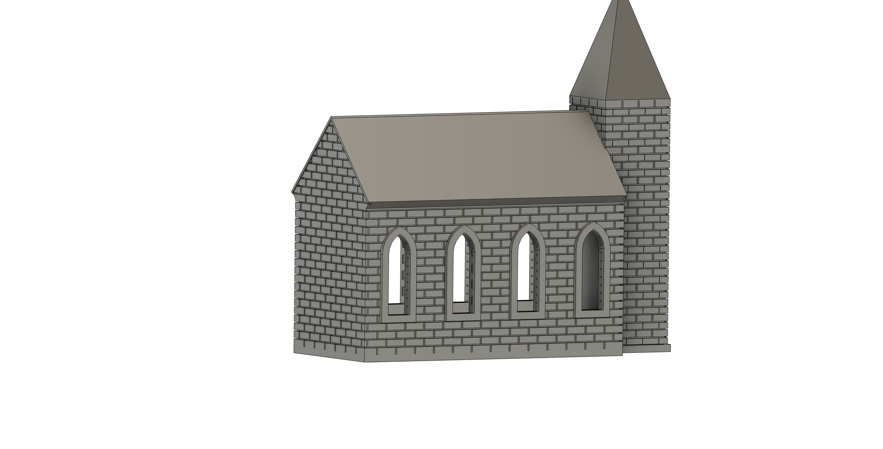 Kirche church haus house by Ronny Lindner | Download free STL model ...