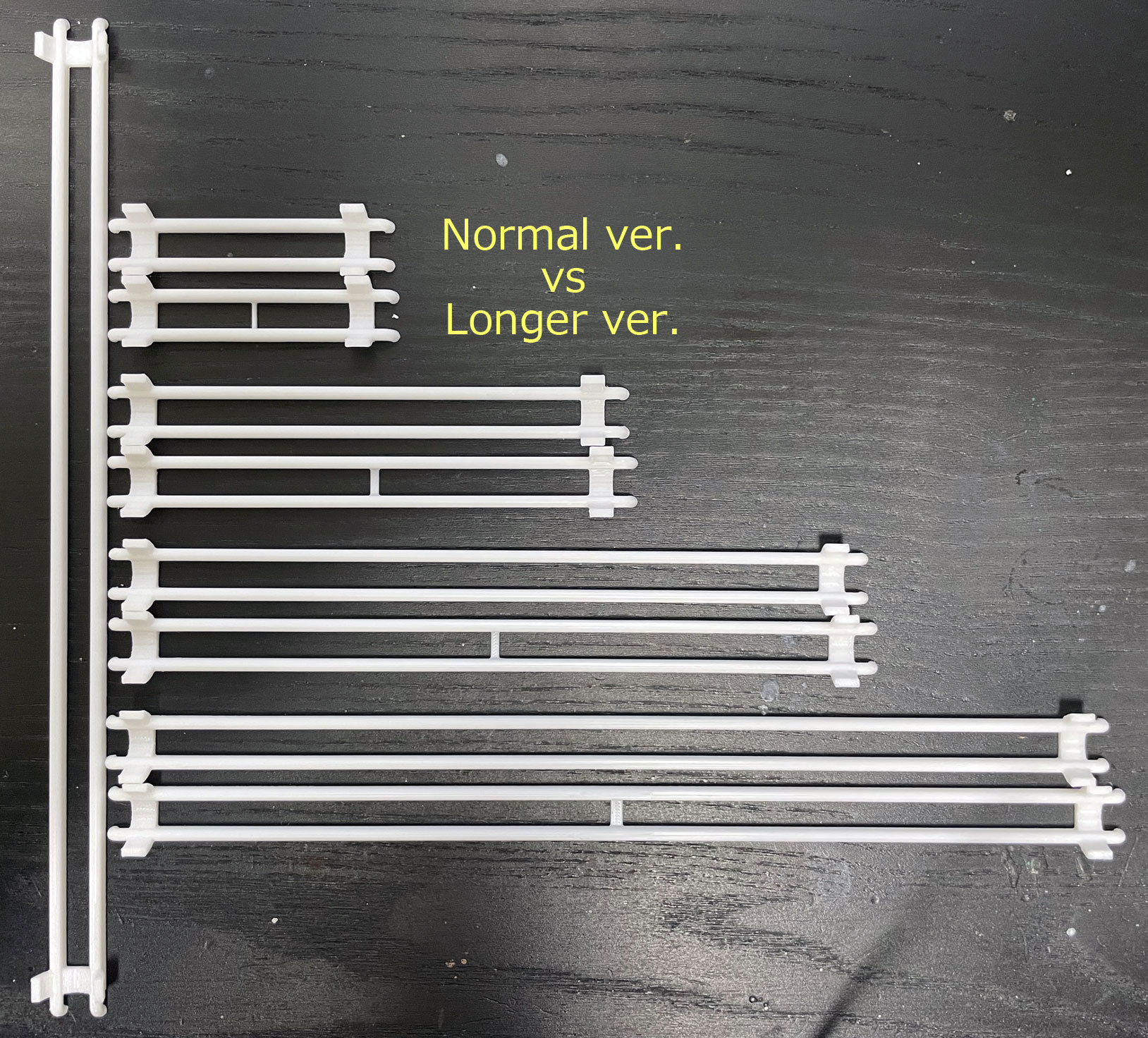 Straight Rails - 1~3mm Longer Version for Steeper Slope by Swan_Kikaku ...