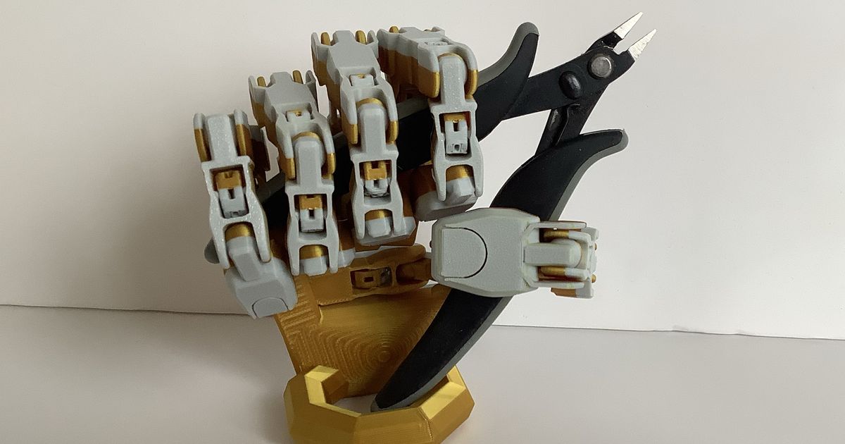 Robot hand v2 by JMV38 | Download free STL model | Printables.com