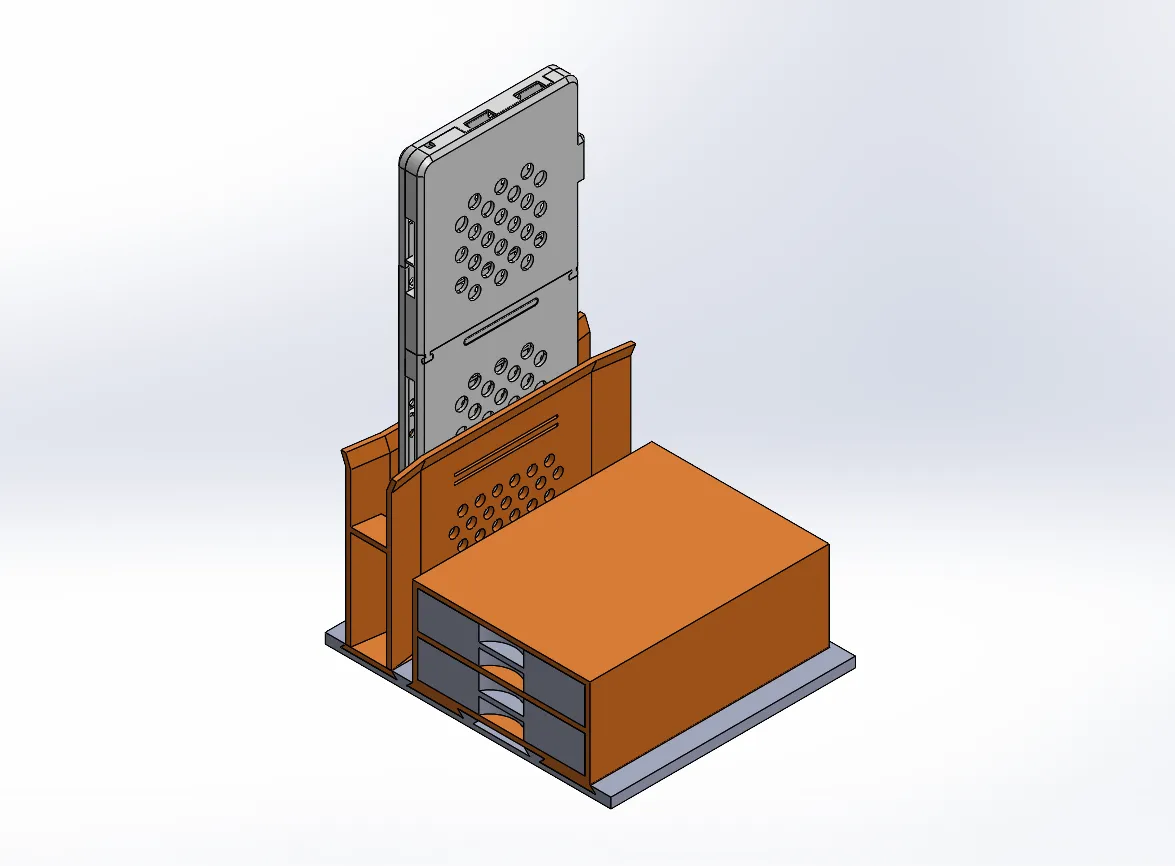 Modular Mount For Official Framework Mainboard Case by Armon | Download free STL model ...