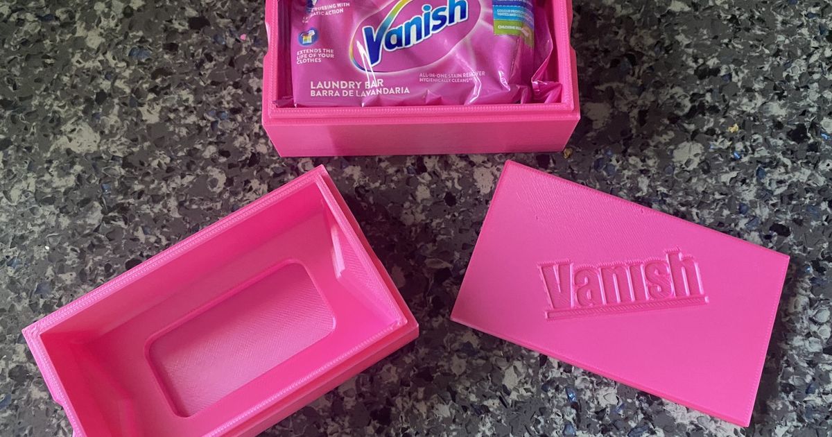 Vanish Soap Box by Derek | Download free STL model | Printables.com