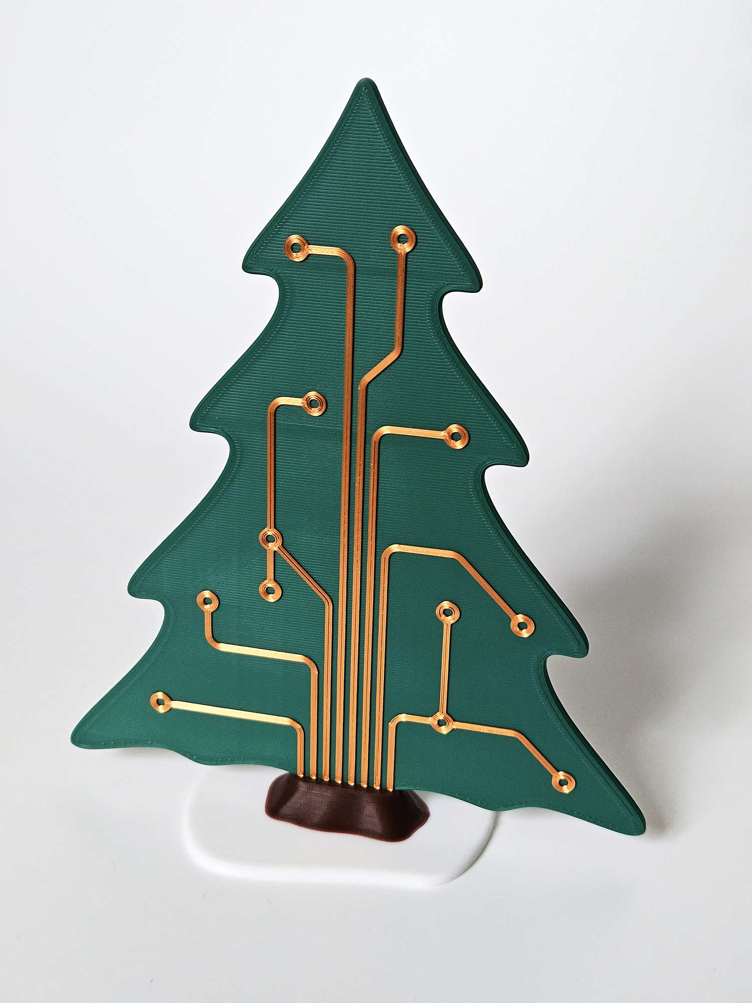 Decorative PCB Christmas tree by jk_printer | Download free STL model ...