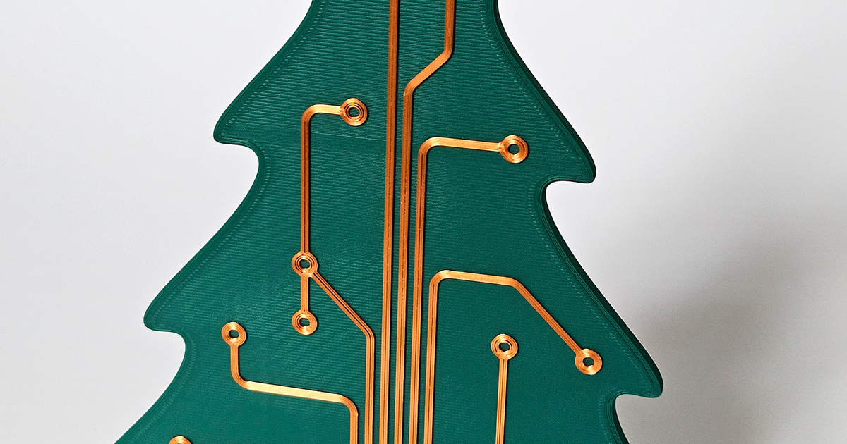 Decorative PCB Christmas tree by jk_printer | Download free STL model | Printables.com