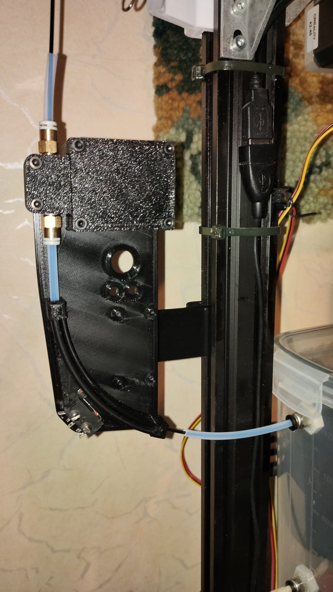 Mounting Plate for combined Tangle-/Runout-Detection and Filament Width ...