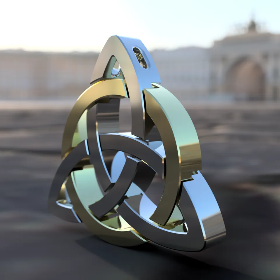 Celtic pendentif by Albert Karlen | Download free STL model ...