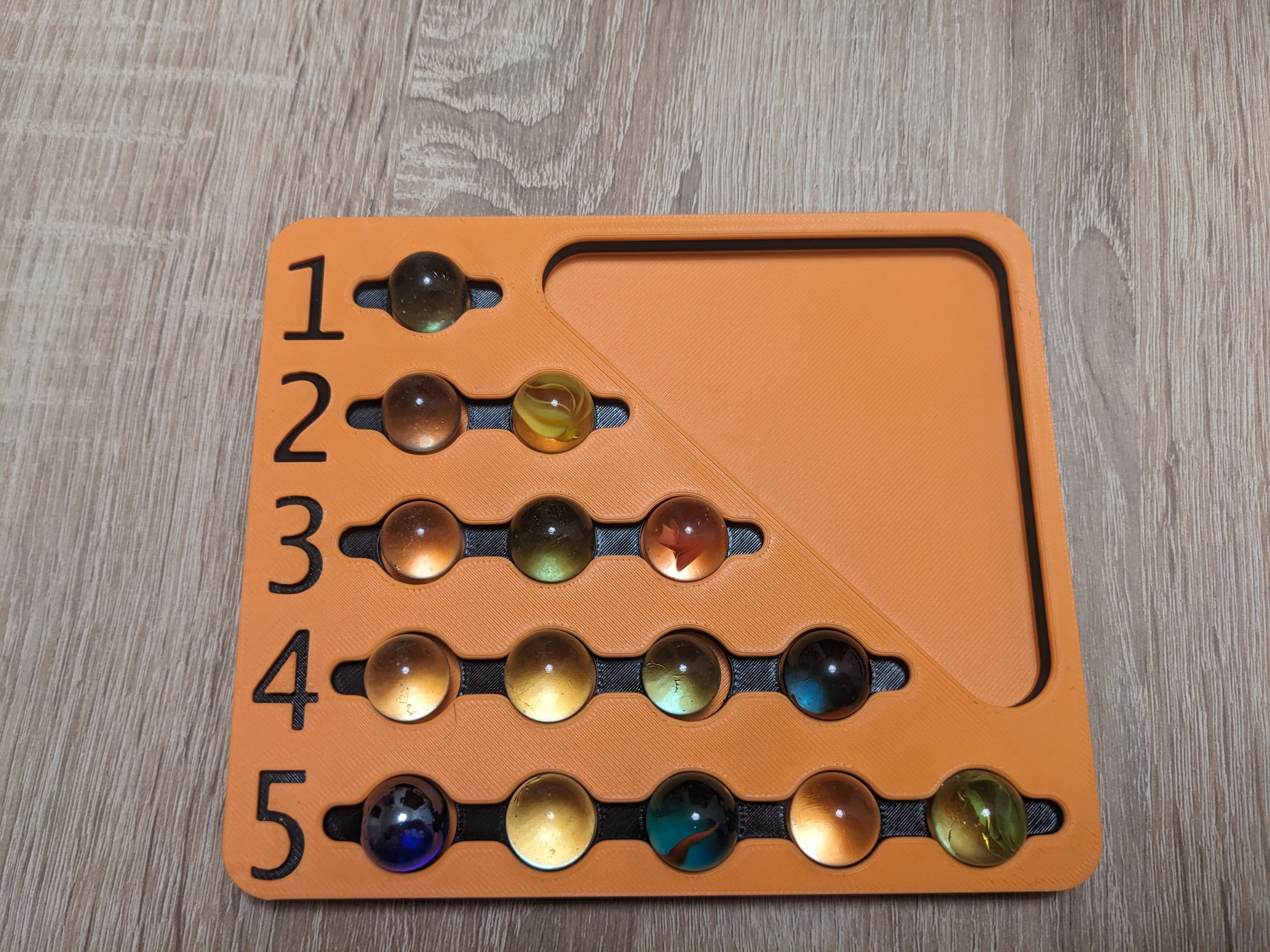 Montessori numbers marbles by anthan.cz | Download free STL model ...