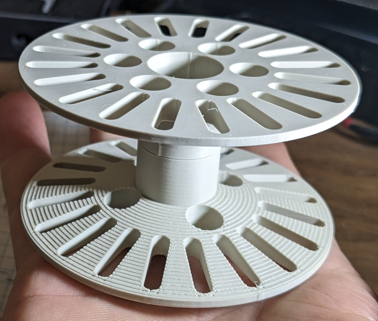 Mini spool for wire or whatever. by KB9RLW | Download free STL model ...