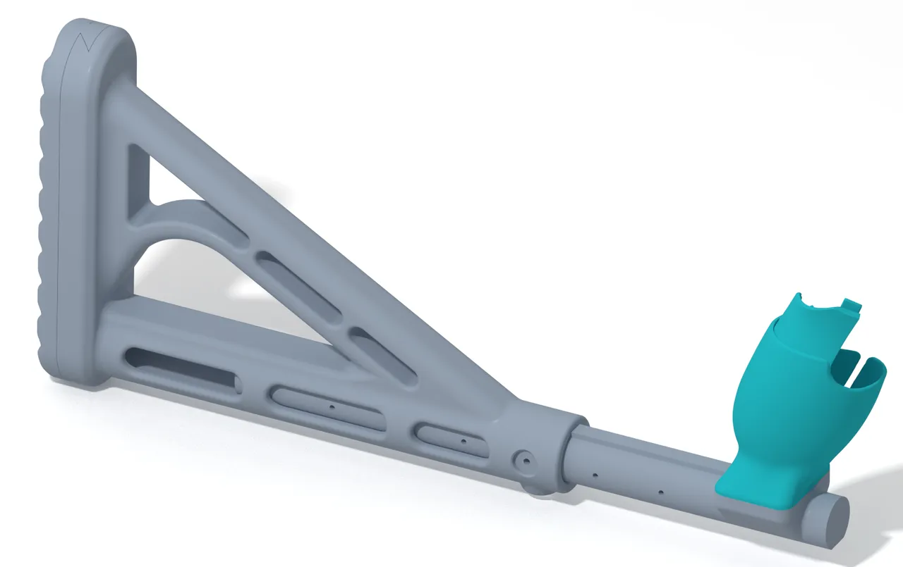 Quest 3 Adjustable Gunstock by Echoman20 | Download free STL model ...