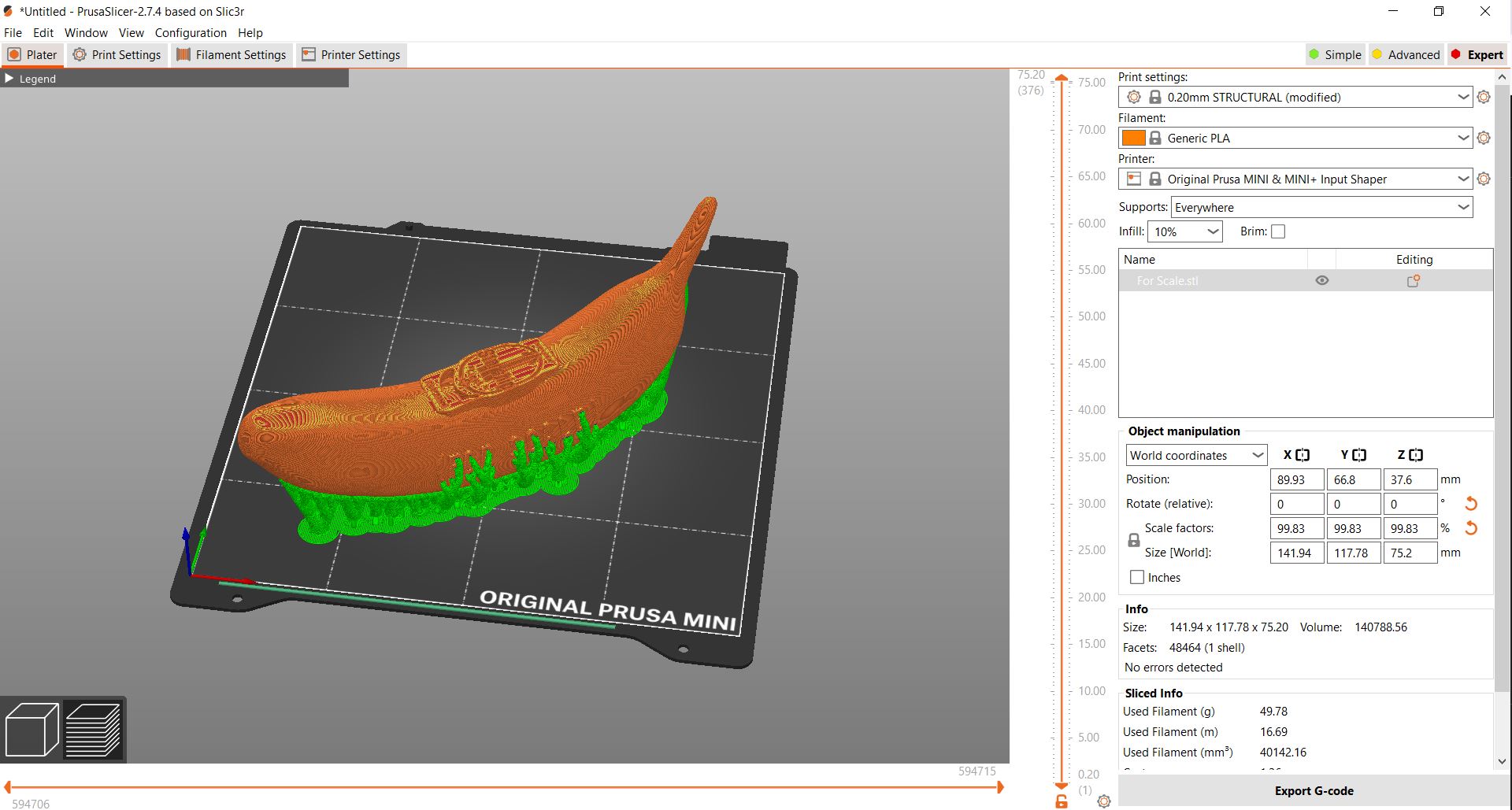 Starship Banana for Scale by Space_Gal | Download free STL model ...