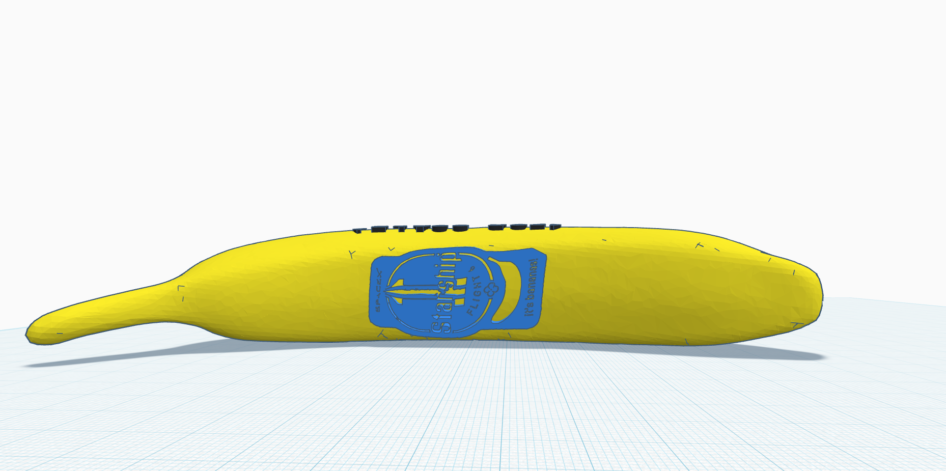 Starship Banana for Scale by Space_Gal | Download free STL model ...