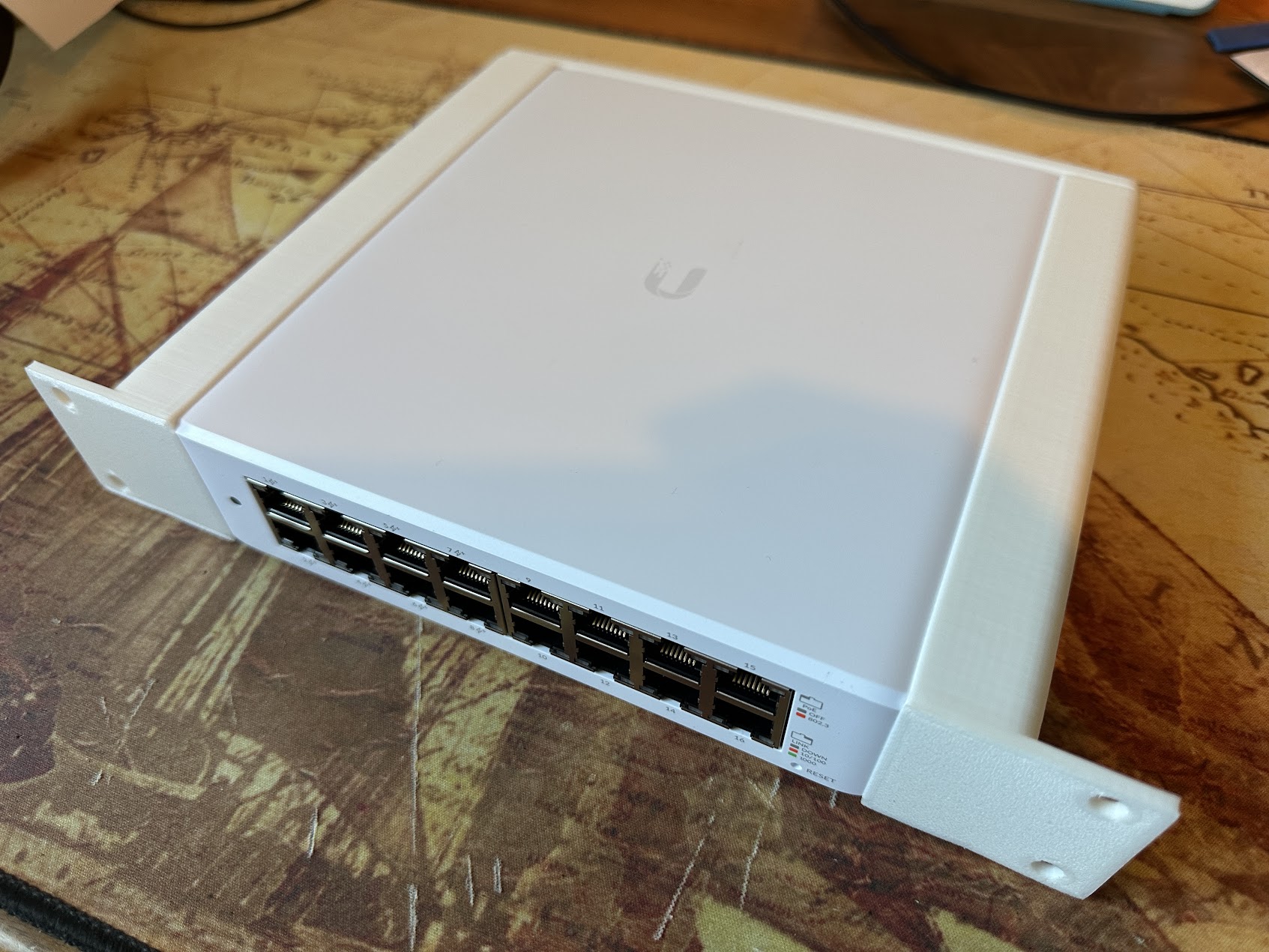 Unifi USW-LITE-16-POE 10 Inch 1U Rack Mount by n3rding | Download free ...