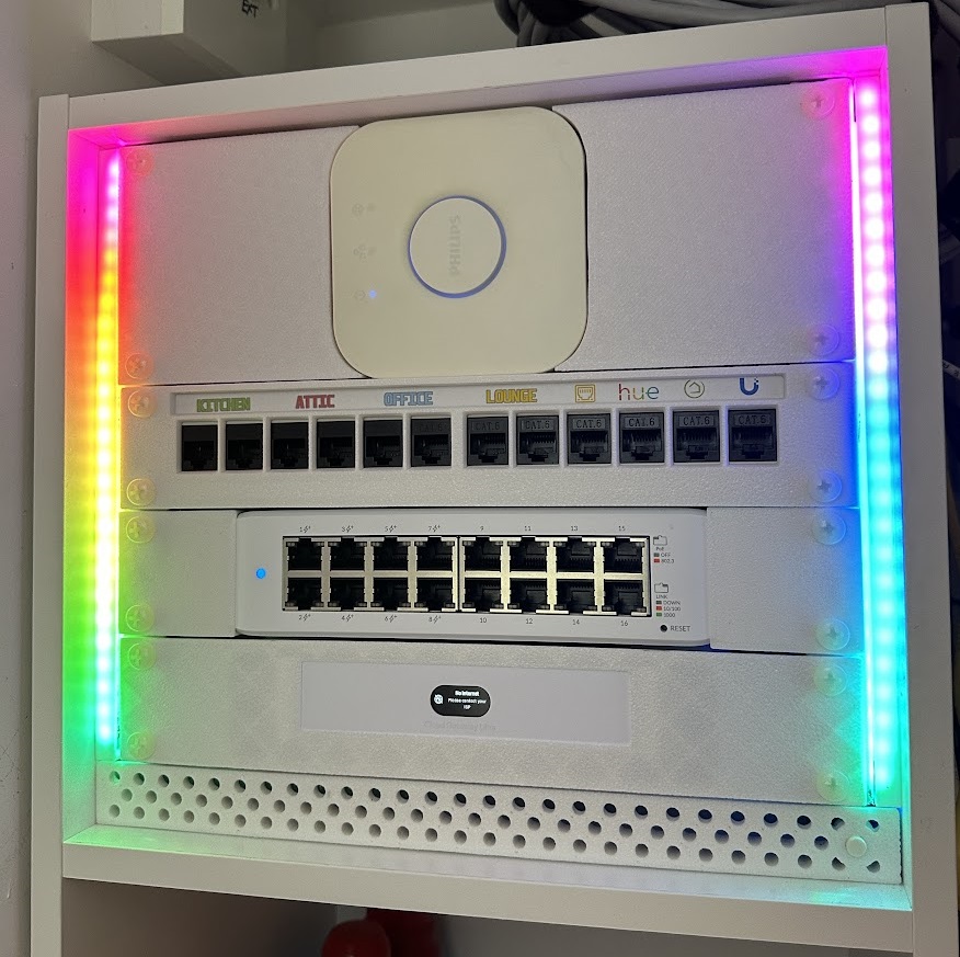 Unifi USW-LITE-16-POE 10 Inch 1U Rack Mount by n3rding | Download free ...