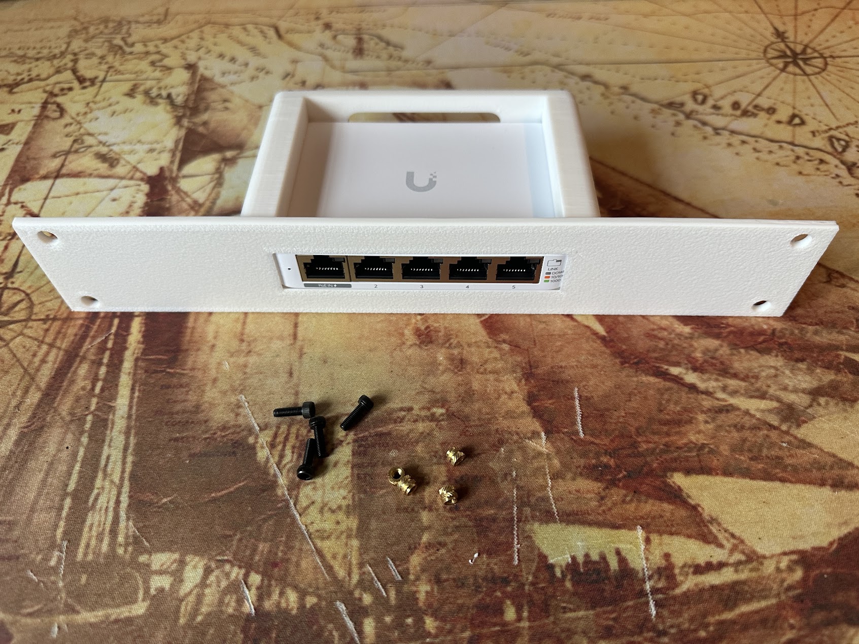 USW-FLEX-MINI 10 Inch Rack Mount by n3rding | Download free STL model ...