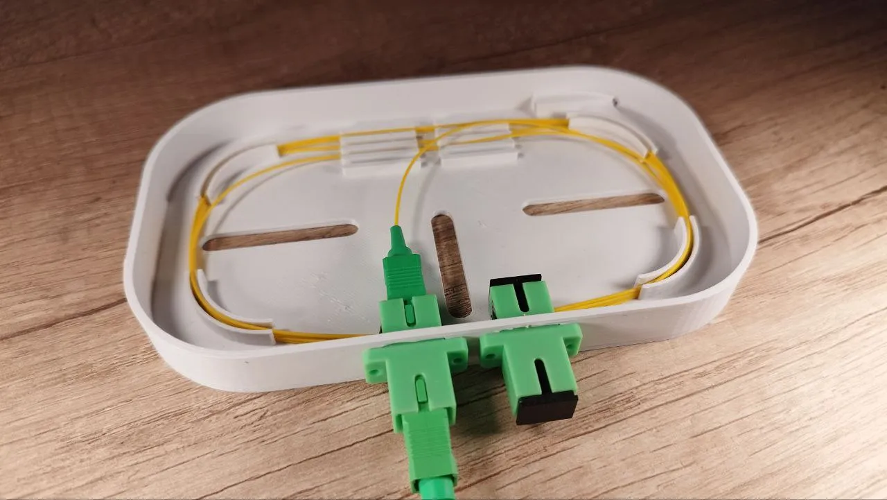 Fiberoptic single mode SC terminal box by SQ9MDD | Download free STL ...