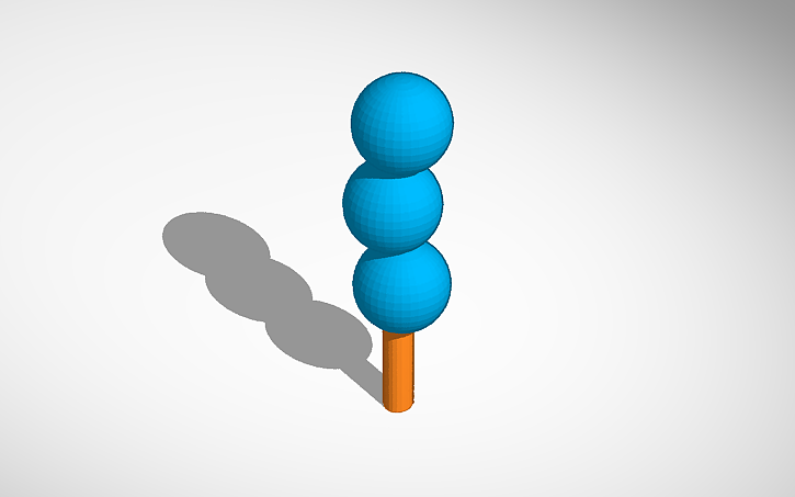 Basic Dango Stick by Lunetheloon | Download free STL model | Printables.com