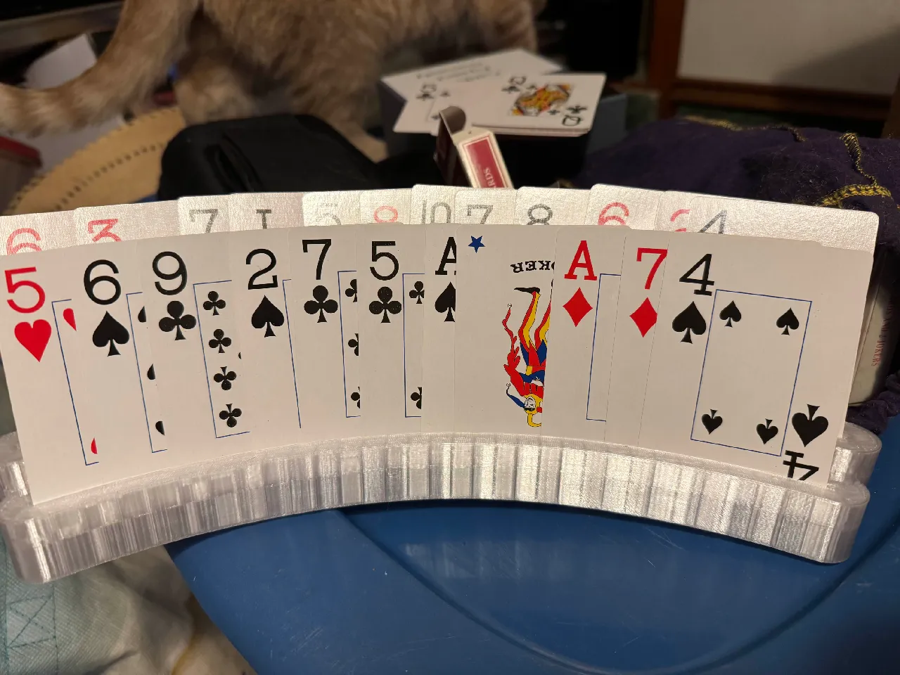 Double Card Holder for Seniors, Kids, or people with small hands. by ...
