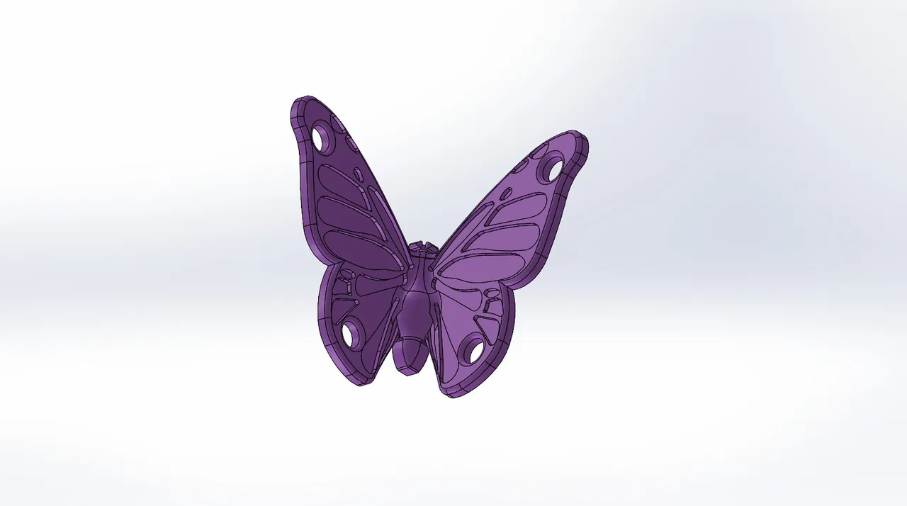 angle butterflies by Michal Lorenc | Download free STL model ...