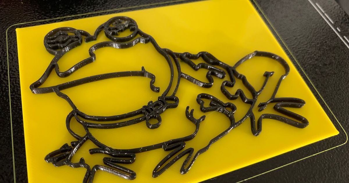 Toad Magnet / Plate / Slab by Luther | Download free STL model ...