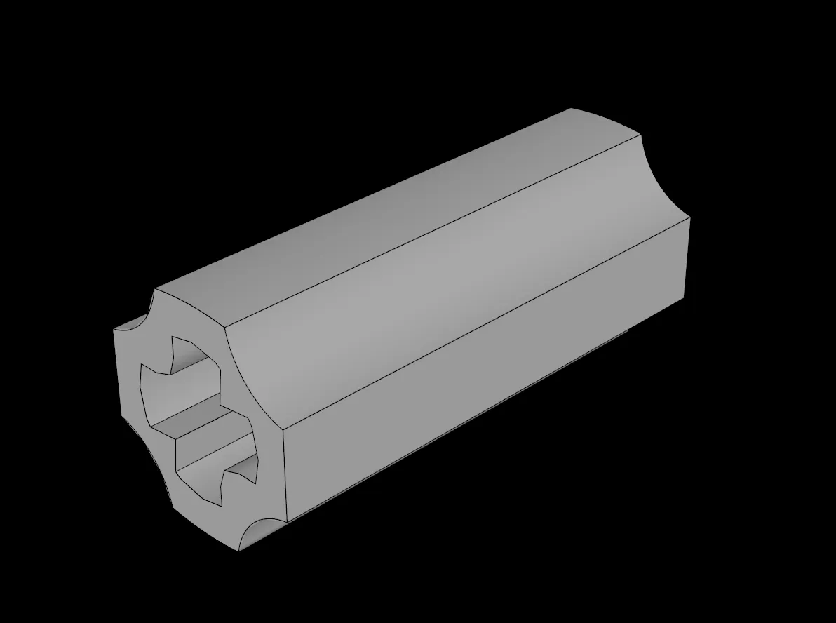Lego Compatible (59443.dat) Technic Axle Joiner Inline Smooth by ...