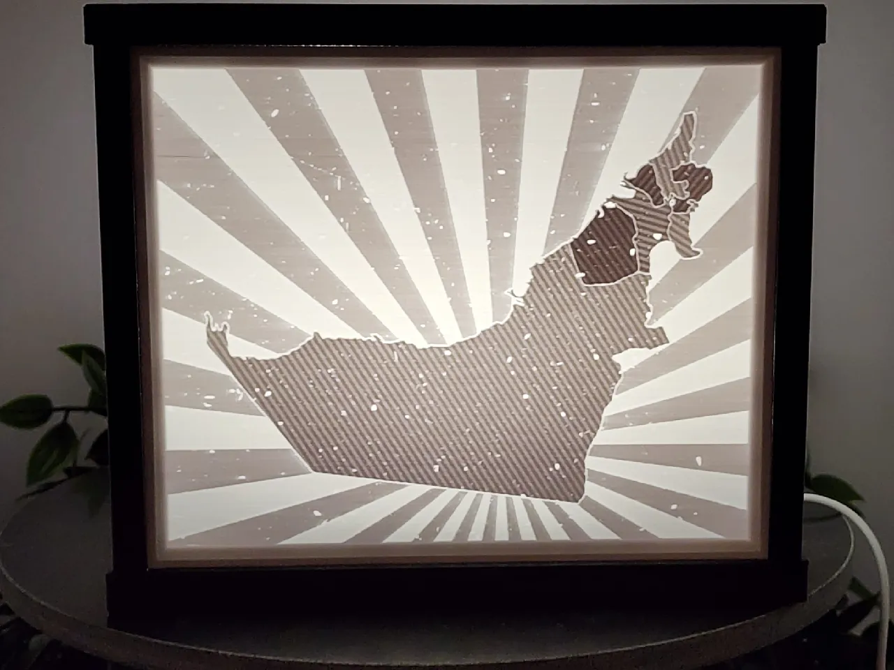 Truly Oversized Lithophane Box - Zayed and Rashid ( زايد وراشد ) - UAE ...