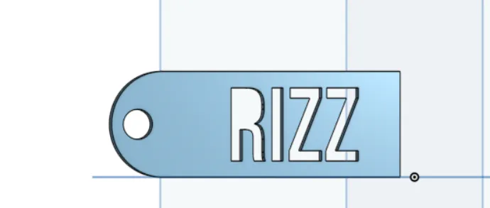 rizz key chain by kingoftheflopp | Download free STL model | Printables.com