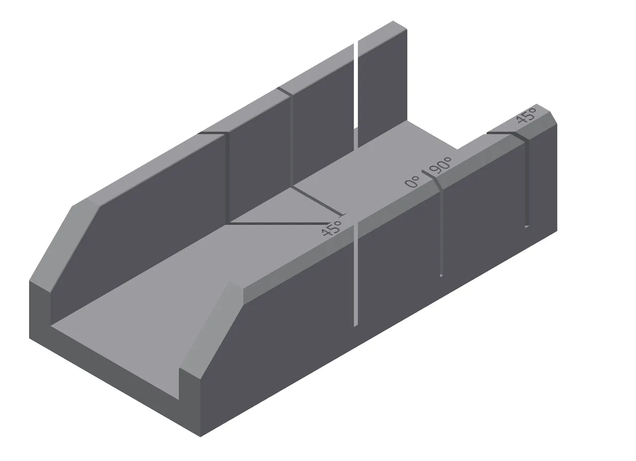 Mitre box by B3DS | Download free STL model | Printables.com
