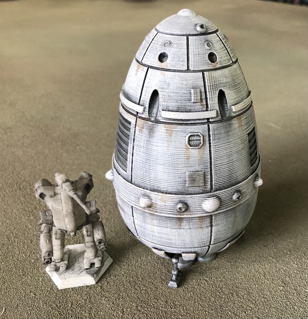 SciFi Vehicle - Light Orbital Drop Shuttle - Civillian Class by ...