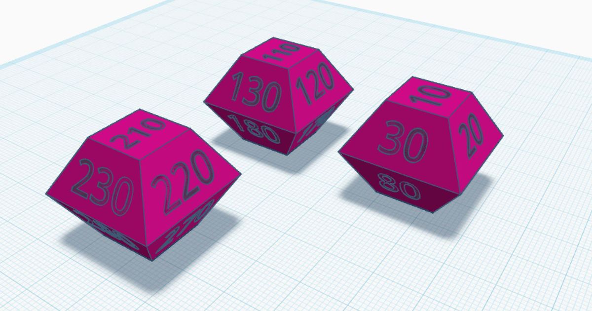 3 Damage Counters 10 - 300 by Douglas Shirley | Download free STL model ...